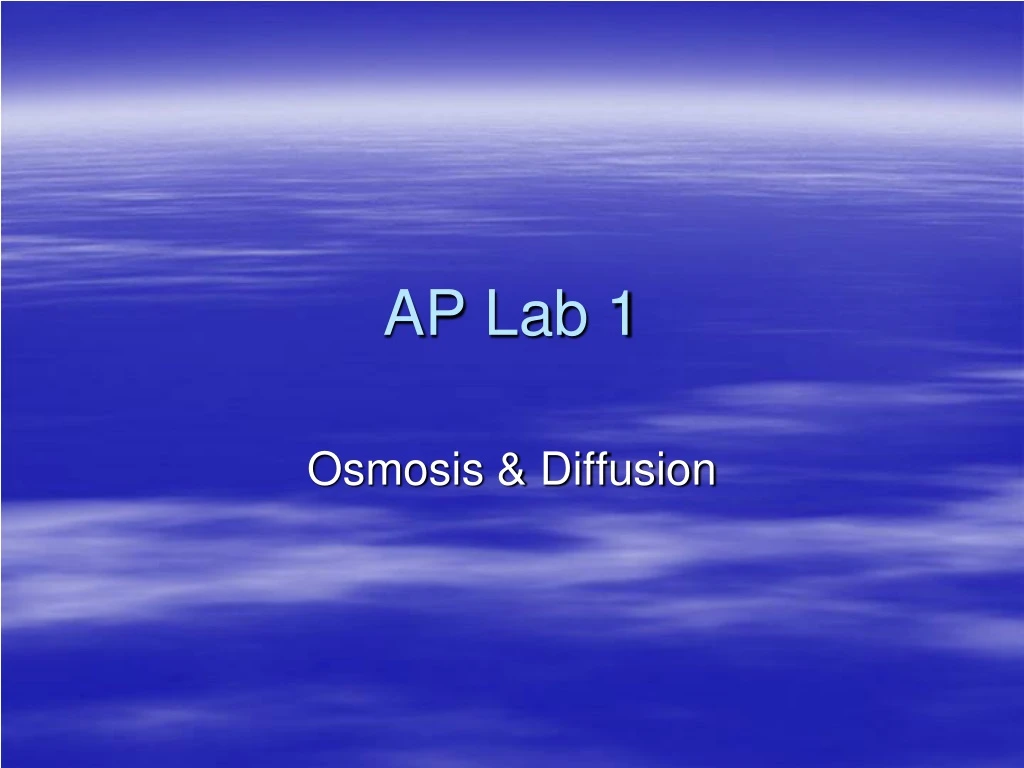 PPT - AP Lab 1 PowerPoint Presentation, free download - ID:9131207