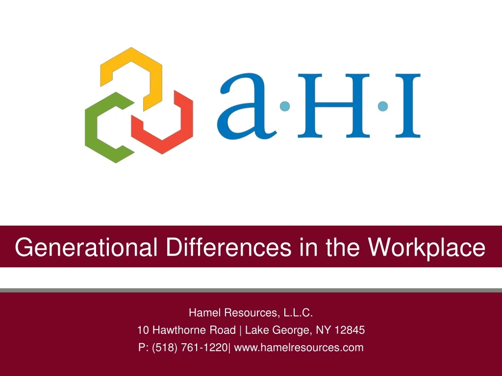 PPT - Generational Differences in the Workplace PowerPoint Presentation ... PPT - Generational Differences in the Workplace PowerPoint Presentation ...