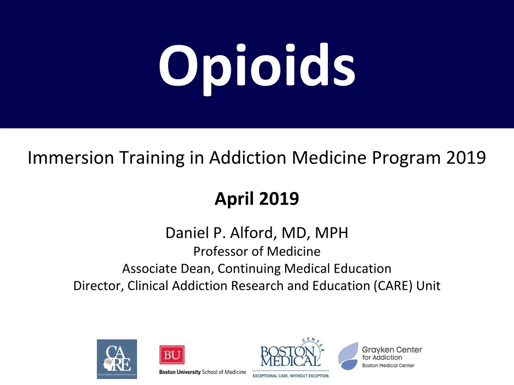 PPT - Opioids PowerPoint Presentation, free download - ID:9133175