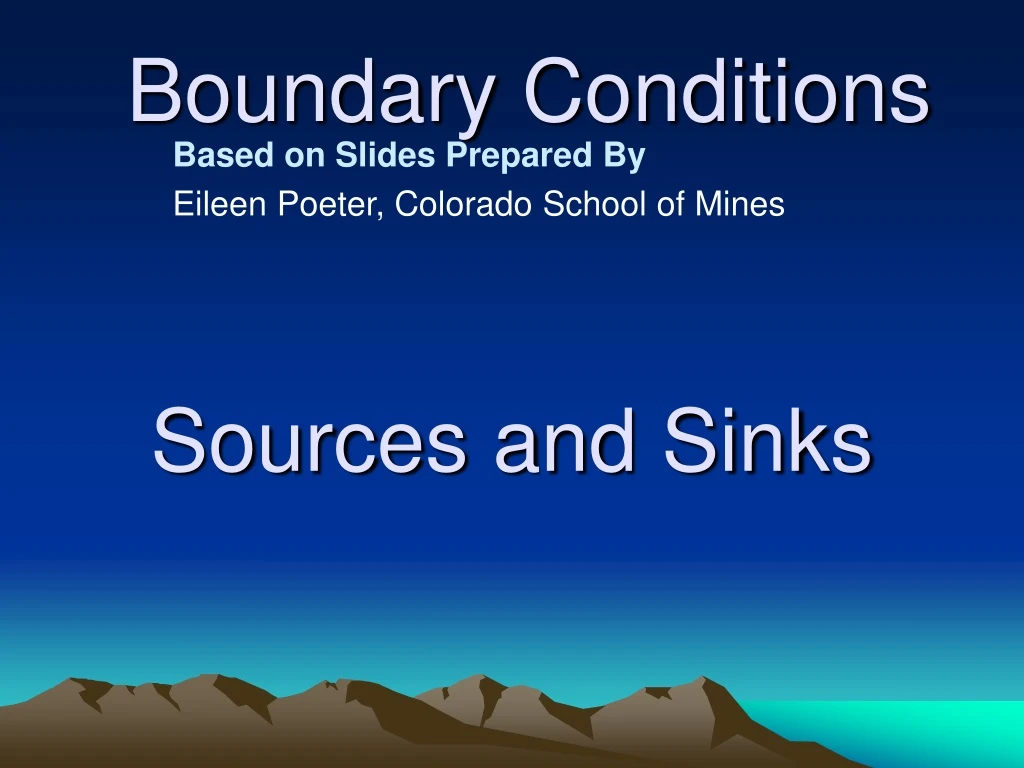 PPT - Sources and Sinks PowerPoint Presentation, free download - ID:9133824