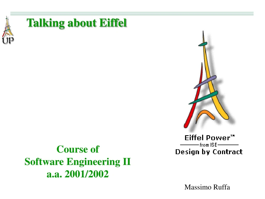 PPT - Course of Software Engineering II a.a. 2001/2002 PowerPoint ...