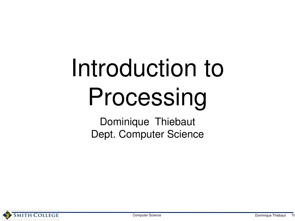 PPT - Introduction to Processing PowerPoint Presentation, free download ...