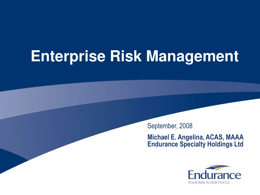 PPT - Enterprise Risk Management PowerPoint Presentation, free download ...