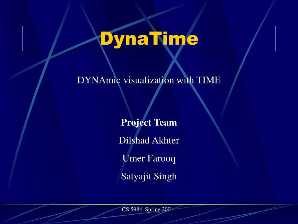 PPT - DynaTime PowerPoint Presentation, free download - ID:9136120