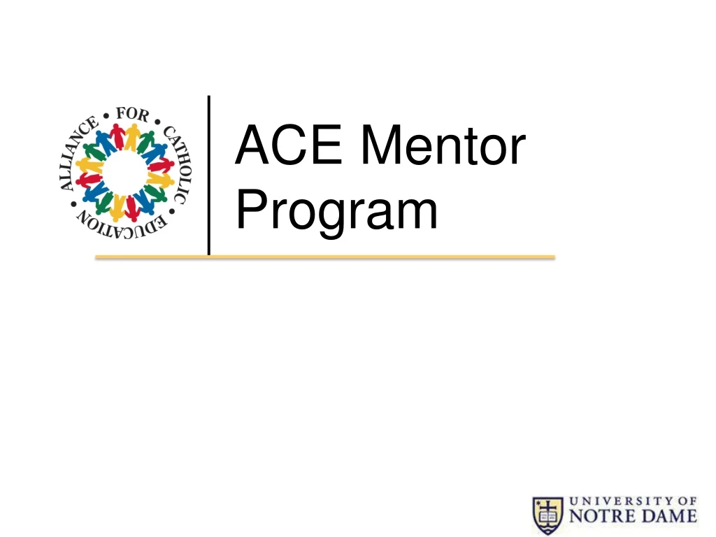 PPT - ACE Mentor Program PowerPoint Presentation, free download - ID ...