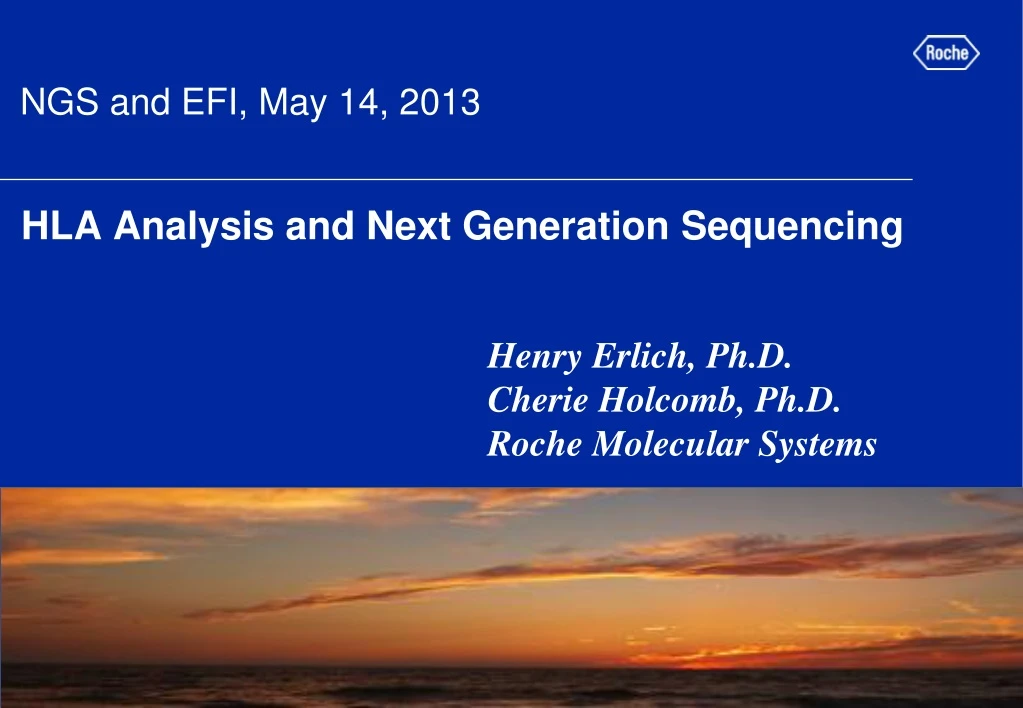 PPT - HLA Analysis and Next Generation Sequencing PowerPoint ...
