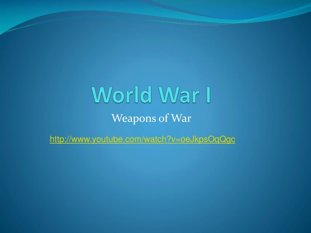 PPT - World War I PowerPoint Presentation, free download - ID:9139182