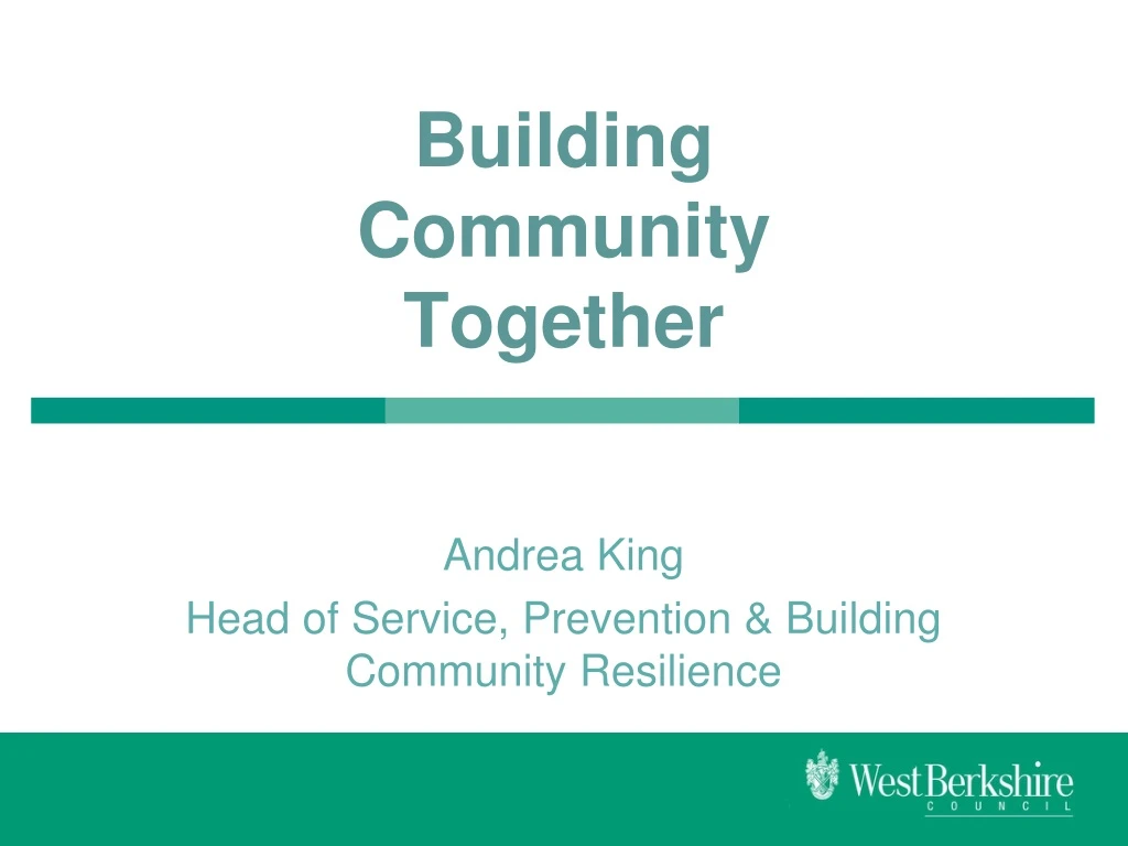 PPT - Building Community Together PowerPoint Presentation, free ...