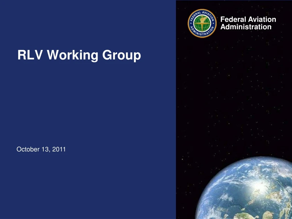 PPT - RLV Working Group PowerPoint Presentation, free download - ID:9141697