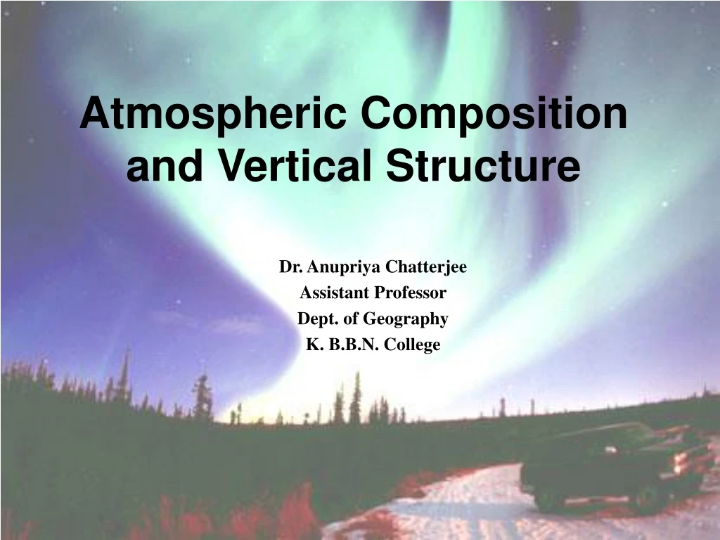 PPT - Atmospheric Composition and Vertical Structure PowerPoint ...