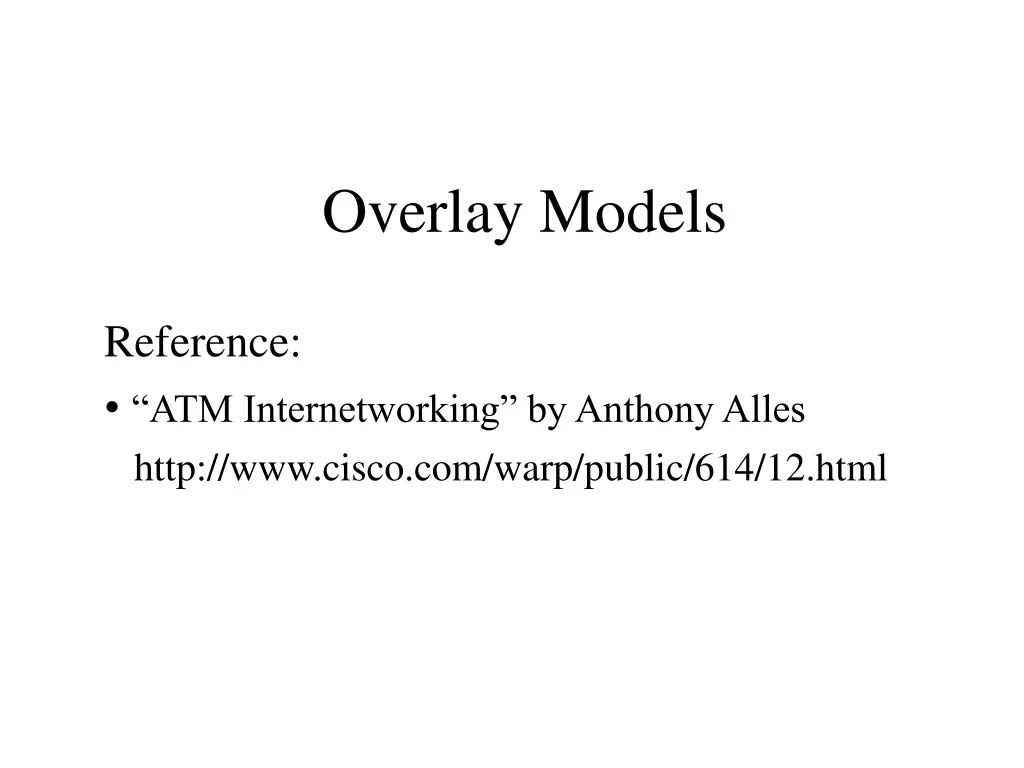 PPT - Overlay Models PowerPoint Presentation, free download - ID:9145418