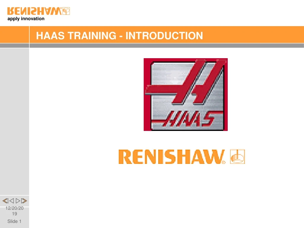 PPT - HAAS TRAINING - INTRODUCTION PowerPoint Presentation, free ...
