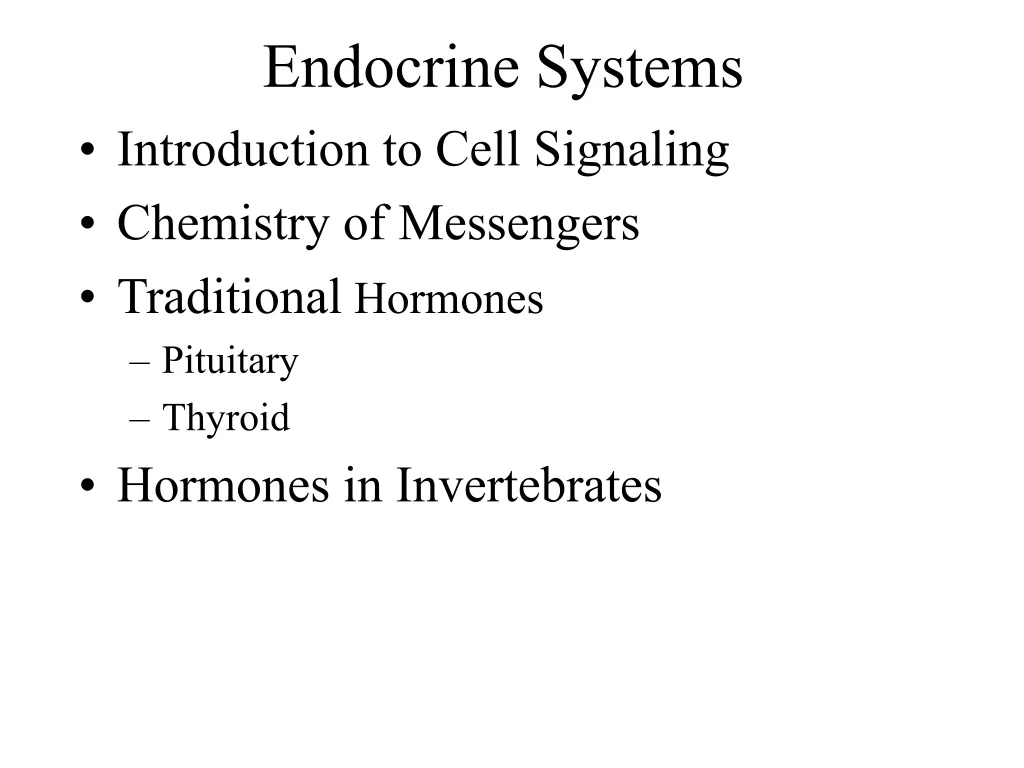 PPT - Endocrine Systems PowerPoint Presentation, free download - ID:9145947