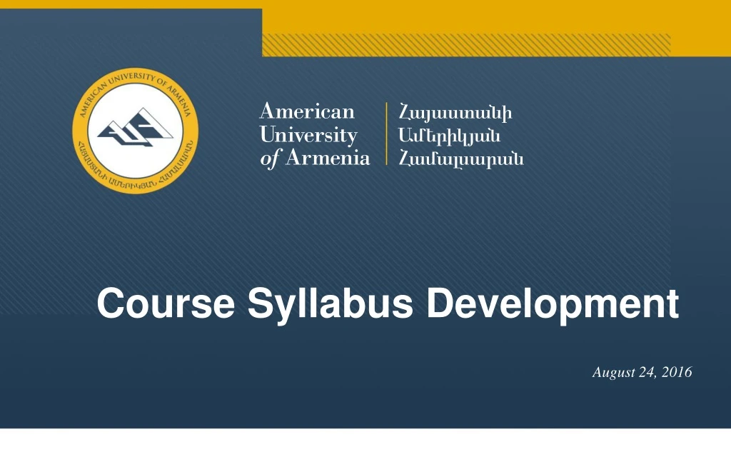 PPT - Course Syllabus Development PowerPoint Presentation, free ...