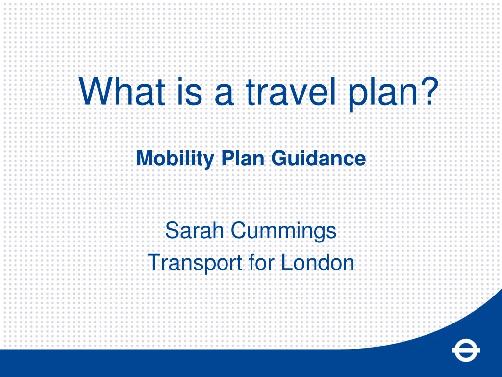 PPT - Mobility Plan Guidance PowerPoint Presentation, free download ...