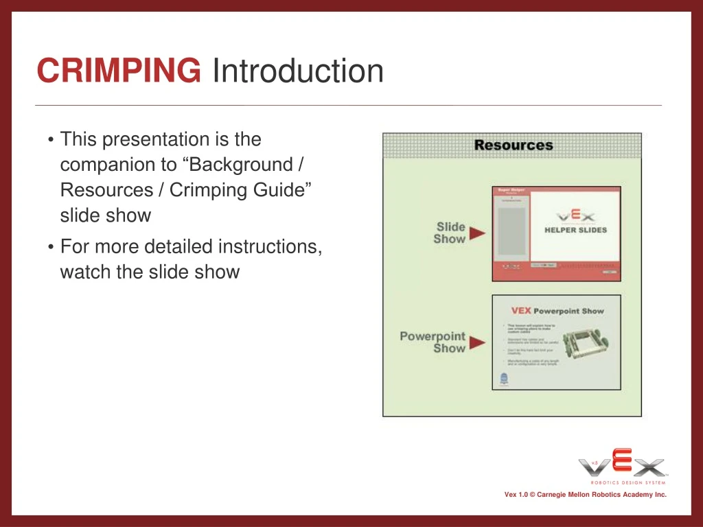 PPT - CRIMPING Introduction PowerPoint Presentation, free download - ID:9148771