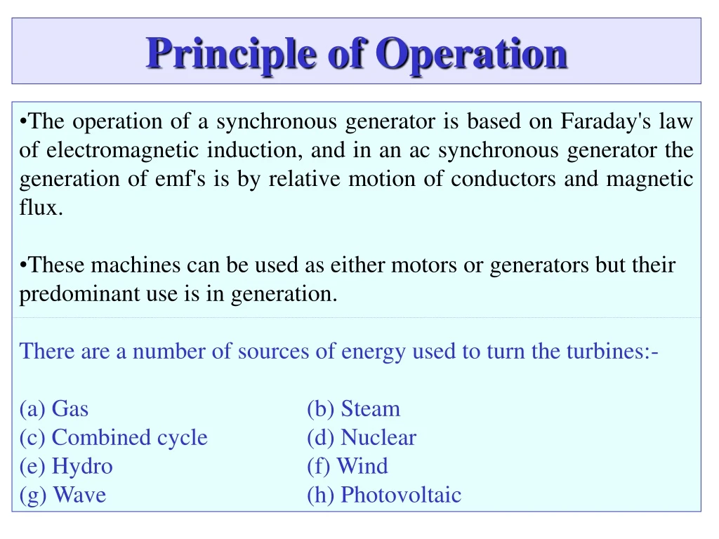 PPT - Principle of Operation PowerPoint Presentation, free download ...