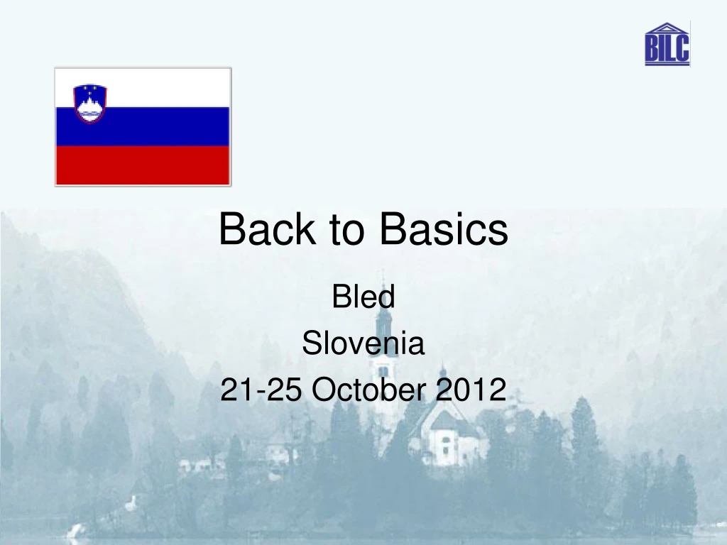 PPT - Back to Basics PowerPoint Presentation, free download - ID:9151082