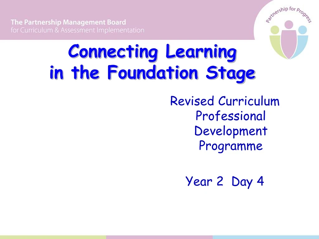 PPT - Connecting Learning in the Foundation Stage PowerPoint ...