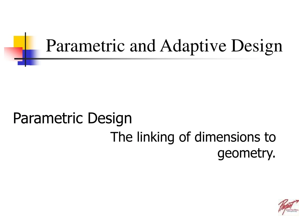 PPT - Parametric and Adaptive Design PowerPoint Presentation, free ...