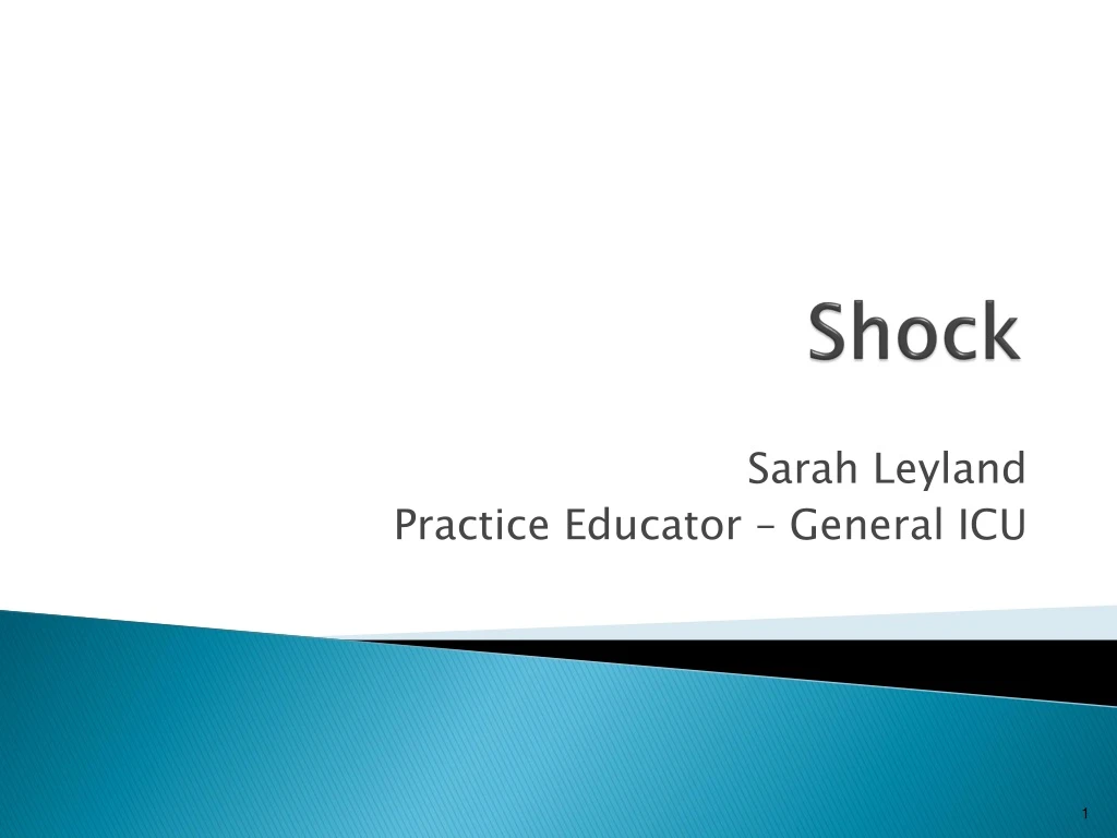 PPT - Shock PowerPoint Presentation, free download - ID:9152882