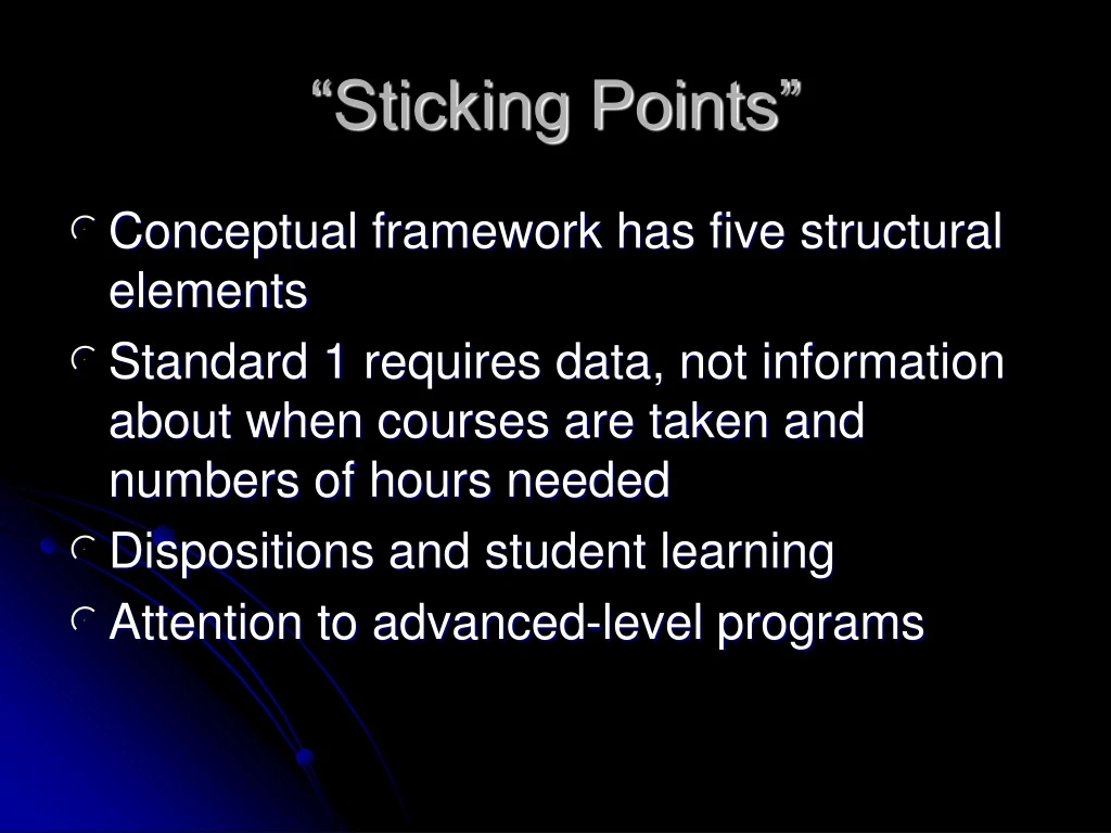 PPT - “Sticking Points” PowerPoint Presentation, free download - ID:9153860