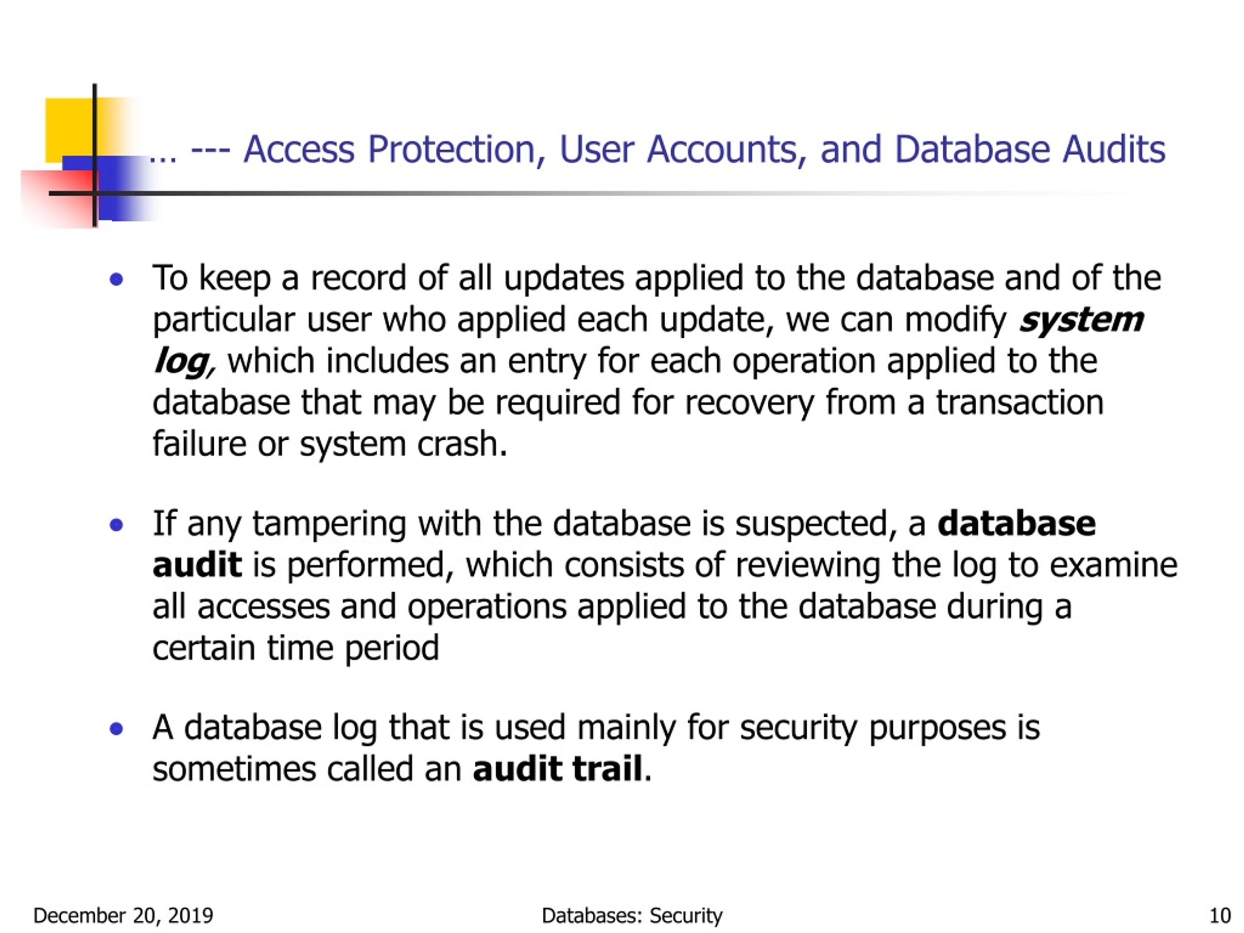 PPT Database Security And Authorization PowerPoint Presentation Free 
