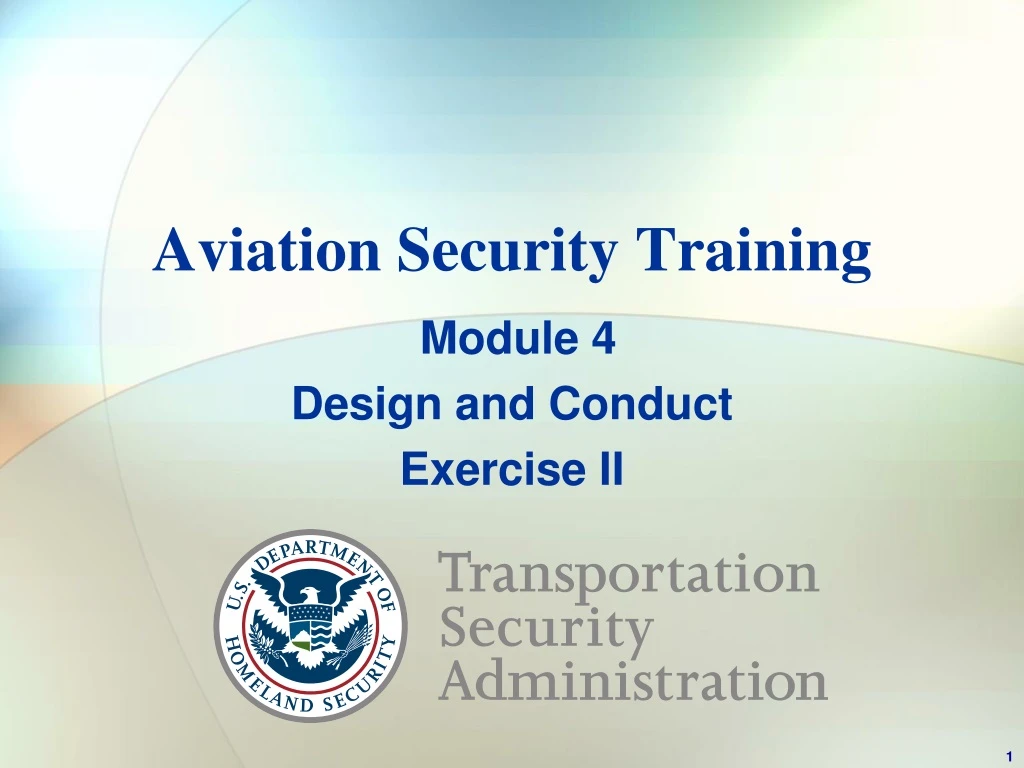 PPT - Aviation Security Training PowerPoint Presentation, free download ...
