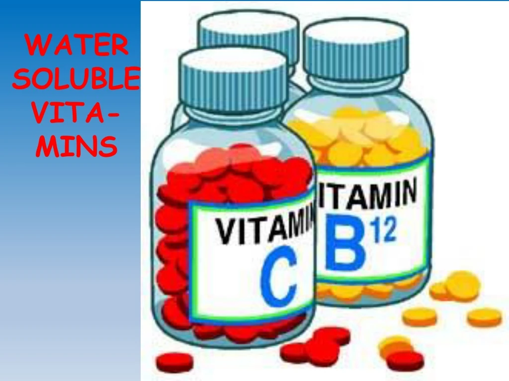 PPT - WATER SOLUBLE VITA-MINS PowerPoint Presentation, free download ...