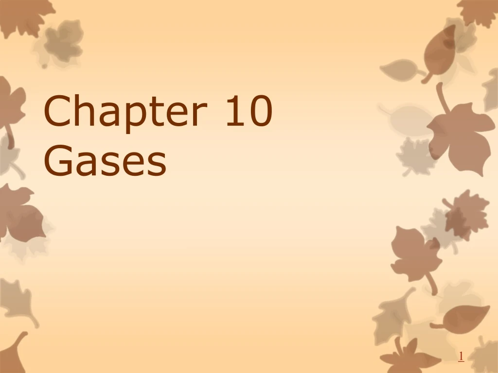 PPT - Chapter 10 Gases PowerPoint Presentation, free download - ID:9156447