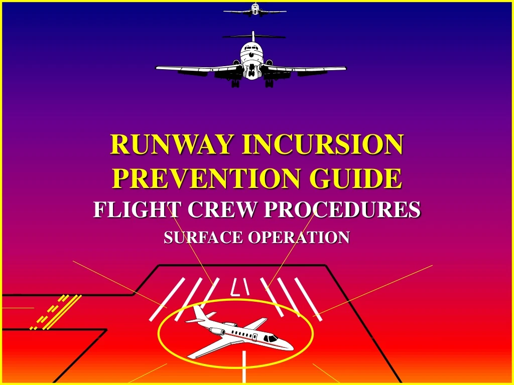 PPT - RUNWAY INCURSION PREVENTION GUIDE PowerPoint Presentation, free ...