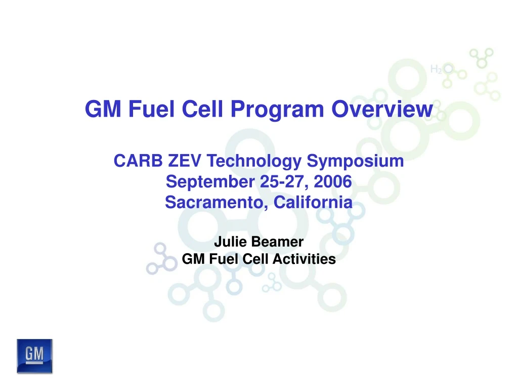 PPT - GM Has Set the Industry Vision with its Advanced Fuel Cell ...
