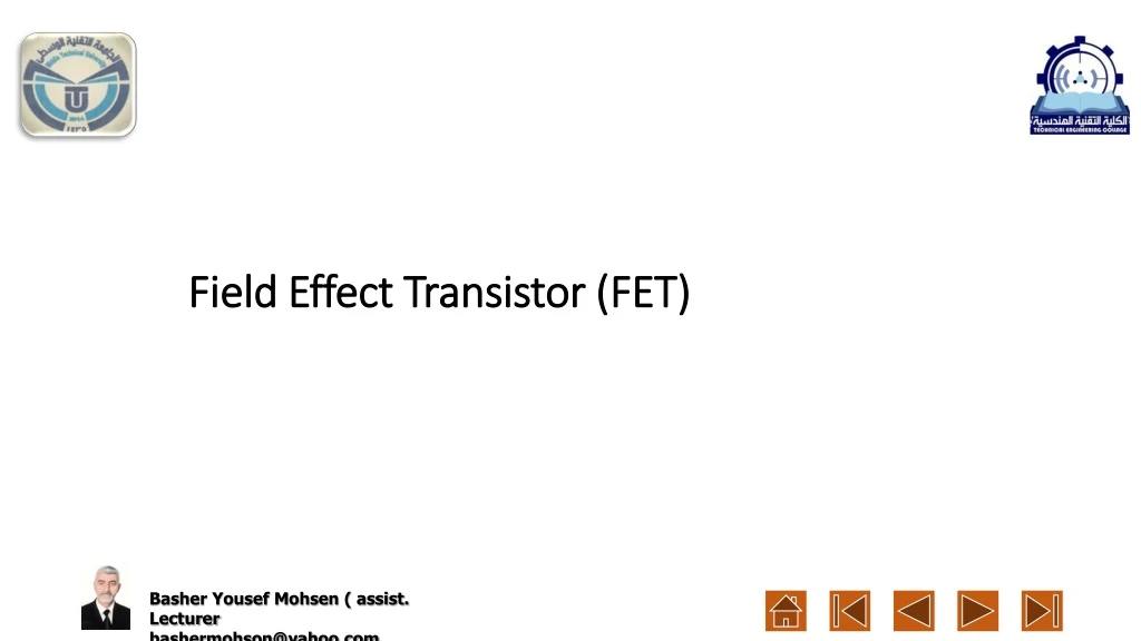 PPT - Field Effect Transistor (FET) PowerPoint Presentation, free download - ID:9158828