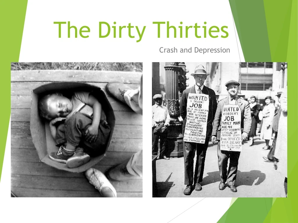 PPT - The Dirty Thirties PowerPoint Presentation, free download - ID ...
