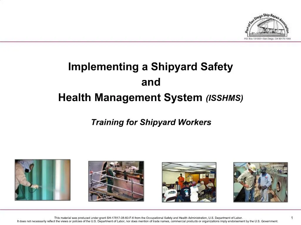 PPT - Implementing a Shipyard Safety and Health Management System ...