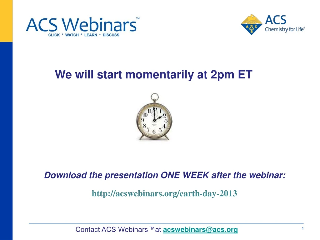 PPT - We will start momentarily at 2pm ET PowerPoint Presentation, free ...