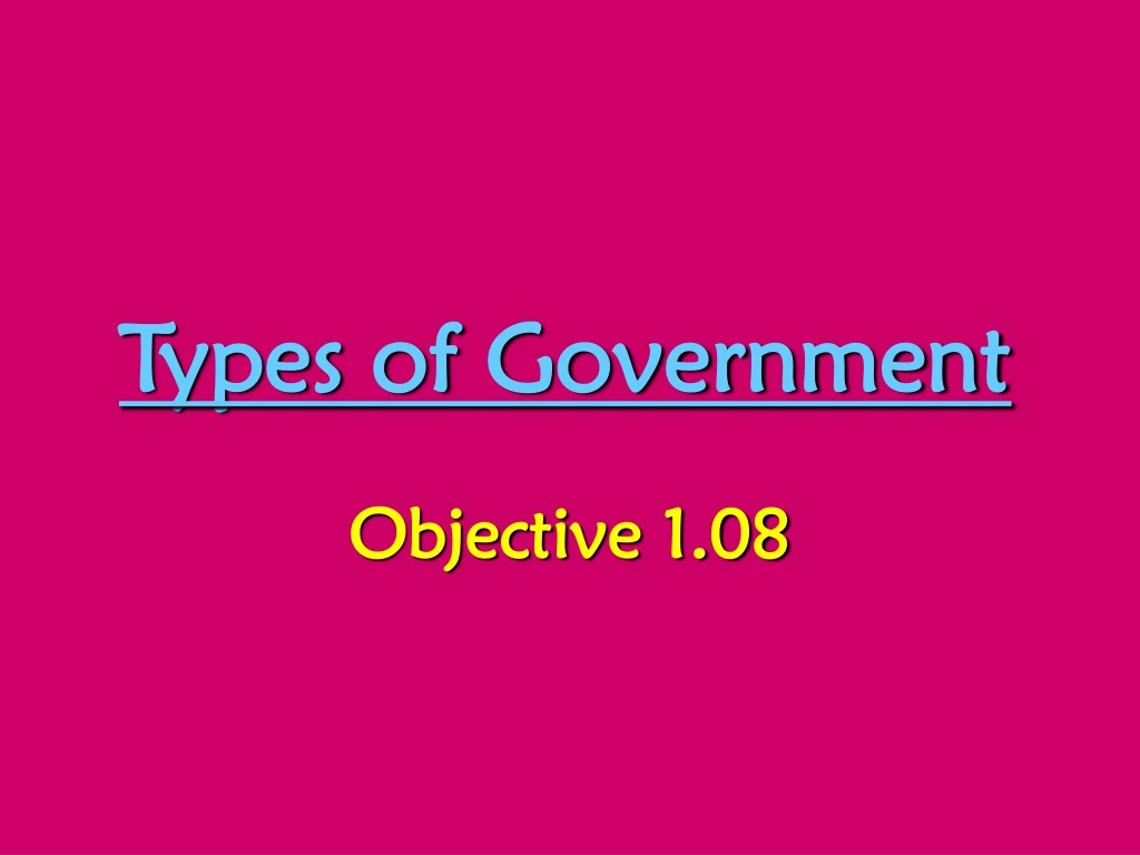 PPT - Types of Government PowerPoint Presentation, free download - ID ...