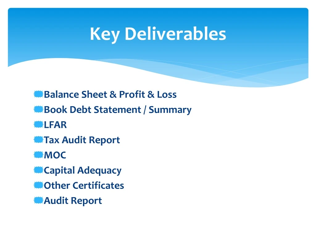 PPT - Key Deliverables PowerPoint Presentation, free download - ID:9162553