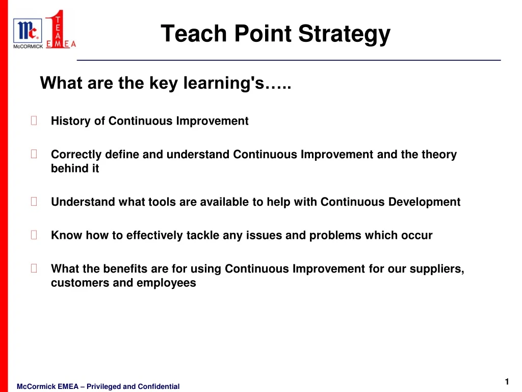PPT - Teach Point Strategy PowerPoint Presentation, free download - ID ...