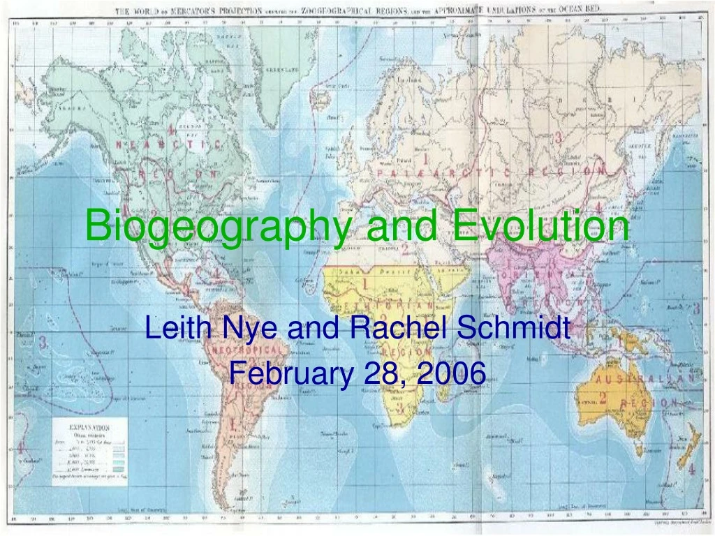 PPT - Biogeography and Evolution PowerPoint Presentation, free download ...