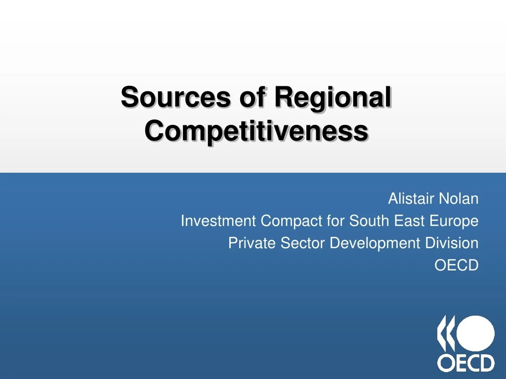 PPT - Sources of Regional Competitiveness PowerPoint Presentation, free ...