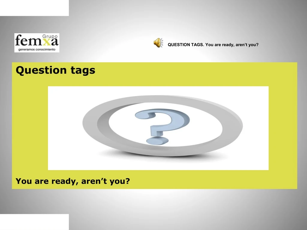 PPT - Question tags PowerPoint Presentation, free download - ID:9170461