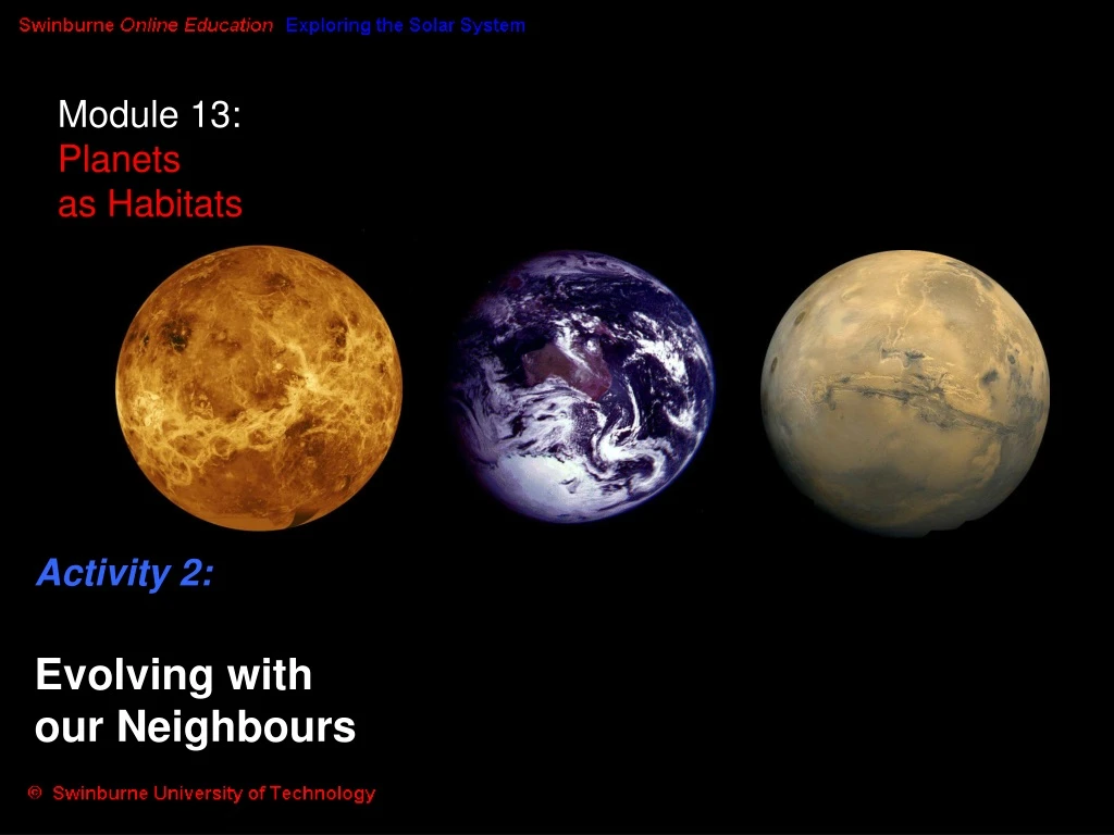 PPT - Module 13: Planets as Habitats PowerPoint Presentation, free ...