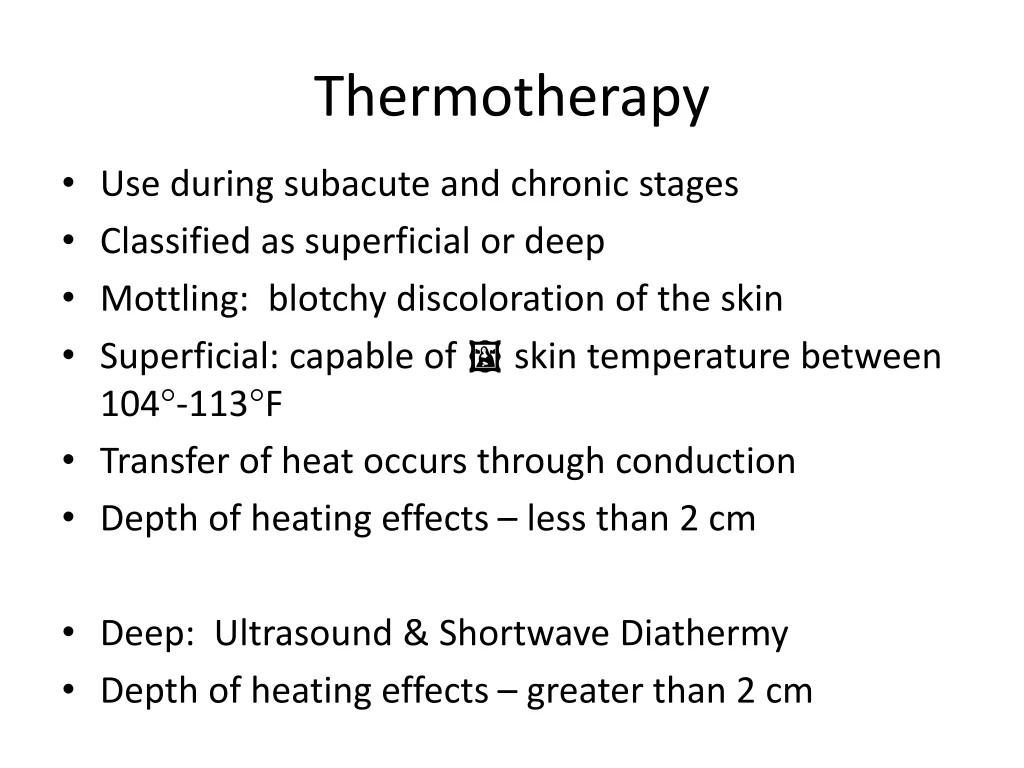 PPT - Thermotherapy PowerPoint Presentation, free download - ID:9170644