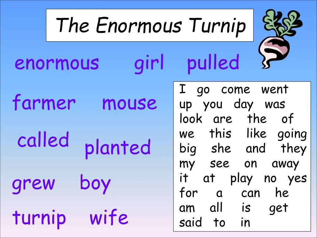 PPT - The Enormous Turnip PowerPoint Presentation, free download - ID ...