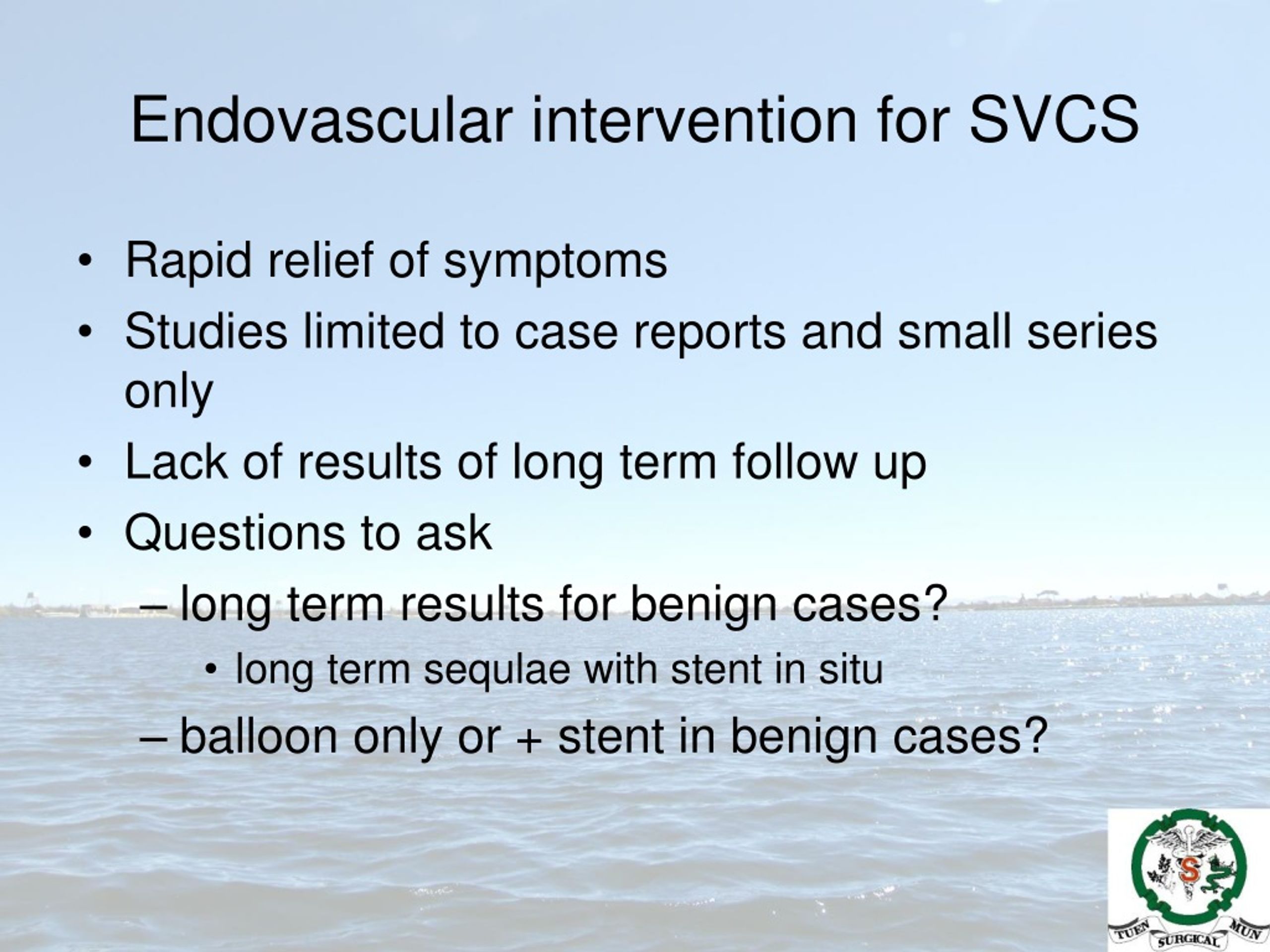 PPT - Management of Superior Vena Cava Syndrome Perspective from ...