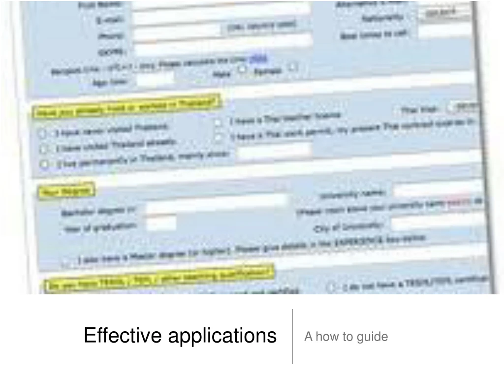 PPT - Effective applications PowerPoint Presentation, free download ...