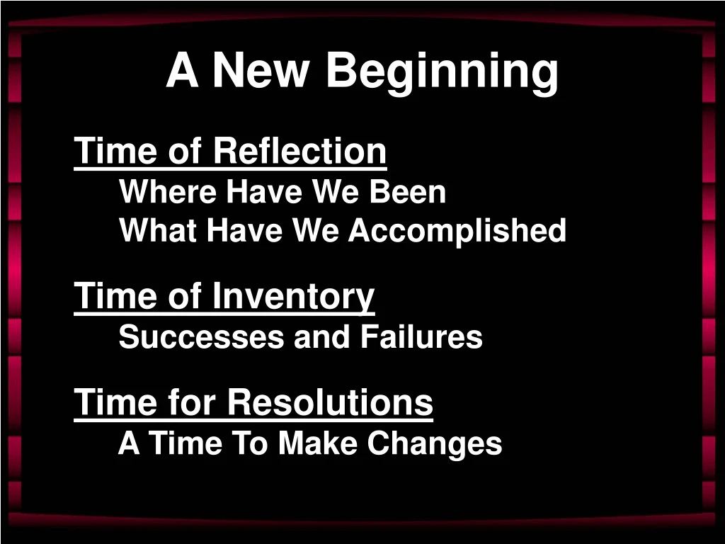 PPT - A New Beginning PowerPoint Presentation, free download - ID:9176478