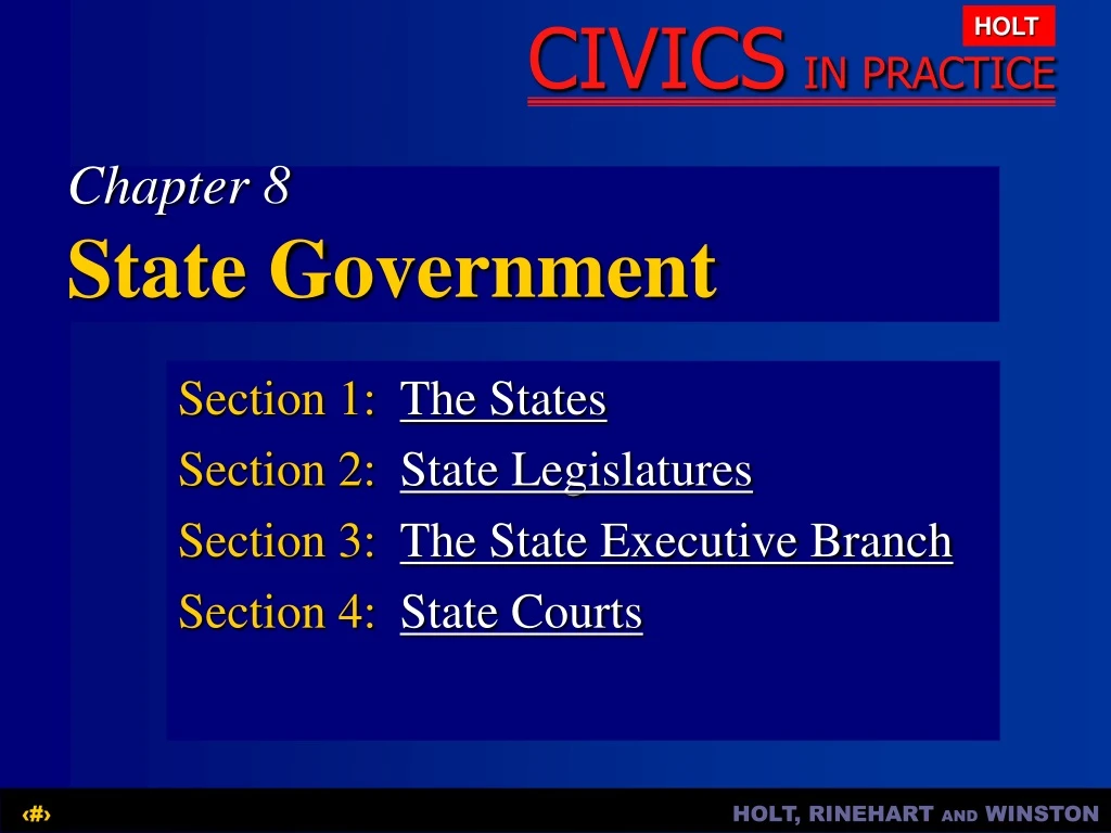 PPT - Chapter 8 State Government PowerPoint Presentation, free download - ID:9176517