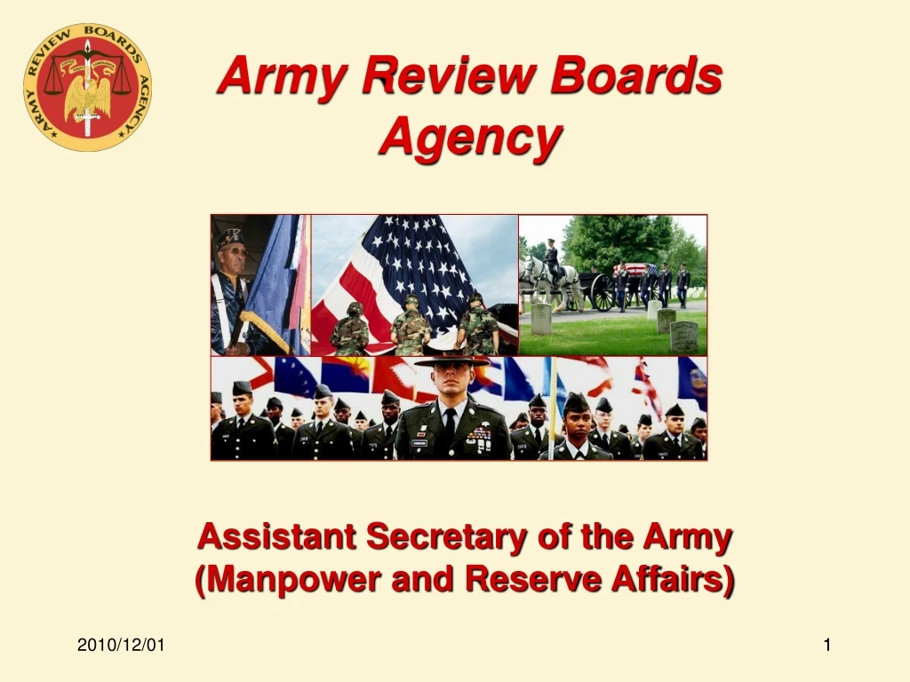 PPT - Assistant Secretary of the Army (Manpower and Reserve Affairs ...